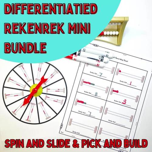 Number Rack - Rekenrek Counting to 20 Differentiated Math Activity Centers