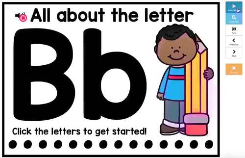 Letter Bb Intro Lesson Boom Cards™ for Distance Learning | TpT