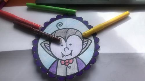 Manualidad de Halloween español | Halloween Spanish Cards by Ms Herraiz