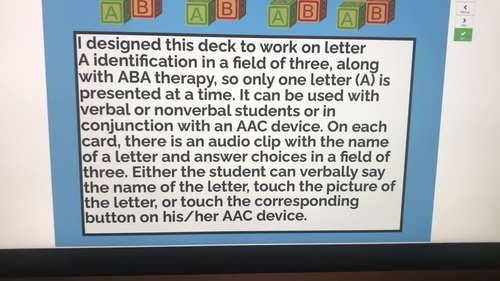 SPEECH THERAPY BOOM CARDS BUNDLE: LETTER ID (A,B,C,D,E) IN A FIELD OF THREE