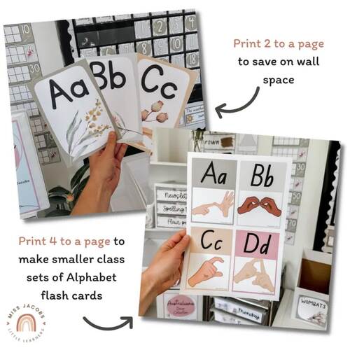 Australiana Alphabet Posters | Flora and Fauna Classroom Decor | TPT