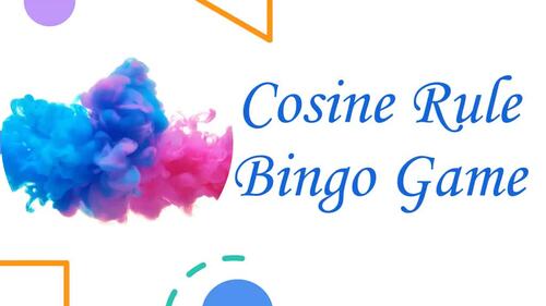 Cosine Rule Maths Bingo Game Activity by Worksheet Whisperer | TPT