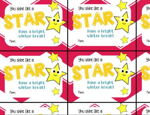 Star Stress Ball/ Highlighter/ Pen/ Starburst Winter Break Holidays ...