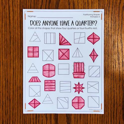 3rd Grade Math Printables Geometry Differentiated Math Centers Spiral ...