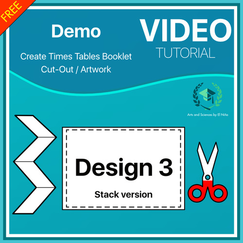 Demonstration: Make The Times Tables Booklet -- Design 3 | TPT