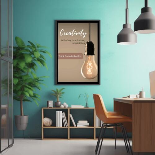 Motivational Classroom Posters For Decor: Creativity is the Key | TPT