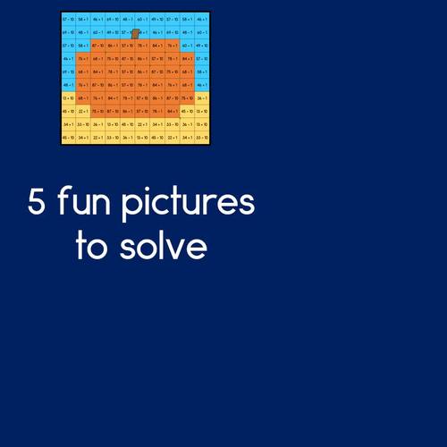 Thanksgiving Math One More One Less Ten More Ten Less Mystery Picture ...