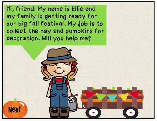 Digital Fall Articulation Activity by Speech Tea | TPT