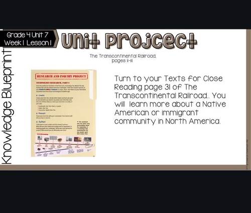 Benchmark Advance 4th Grade Unit 7 Teaching Slides by Creative Classroom HQ