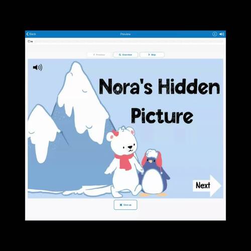 BOOM™ CARDS Hidden Winter Picture Game for Number Recognition for 1-12