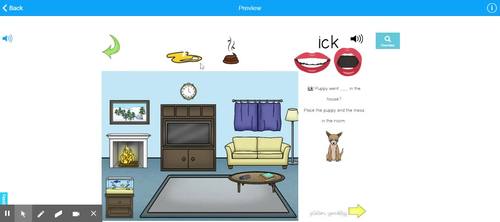 Vowel Consonant Syllable Boom Card Drill Deck for ICK by Seldom Speechless