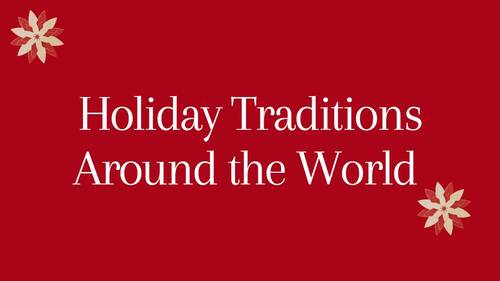 Social Studies Activity: Holidays Around the World (Winter Holidays)