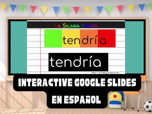 Spanish Syllable Blending and mapping on Google Slides SOR Growing BUNDLE