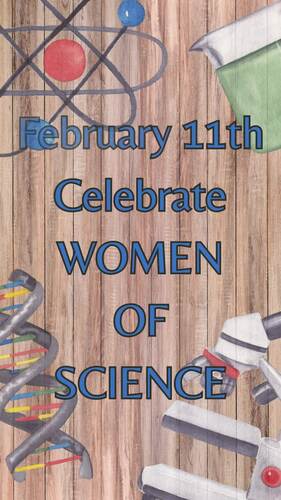 Women of Science Informational Flash Cards to Celebrate Women in ...