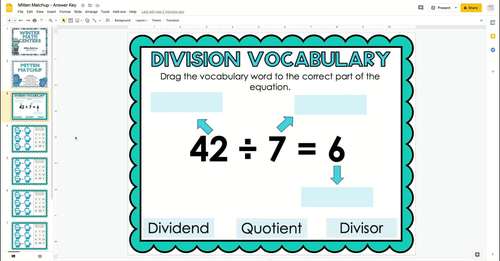 Digital Division / Winter Math Centers / Distance Learning by ...
