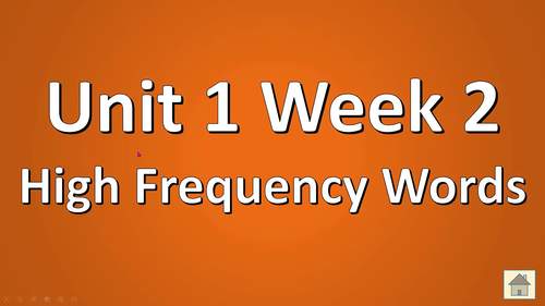 2nd Grade Benchmark HFW Digital Flashcards (High Frequency Words)