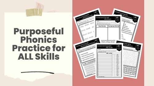 Diphthongs and Vowel Digraphs - Phonics Activities for Older Students