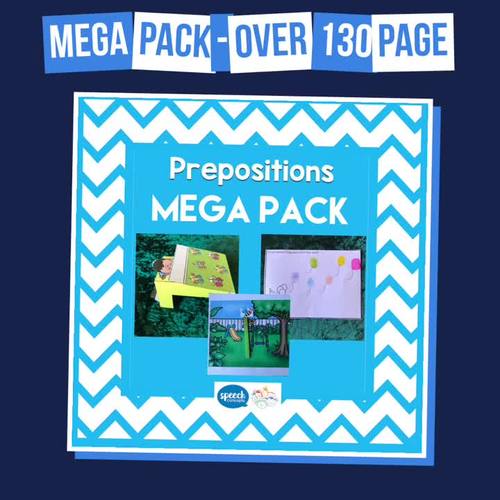Prepositions MEGA Pack by Speech Concepts | Teachers Pay Teachers