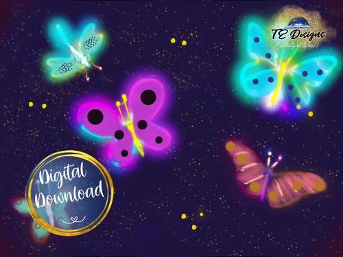 Neon Fun digital papers by Teach Elite | TPT