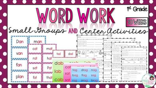 1st Grade Science of Reading - Small Groups, Center Activities, Data ...