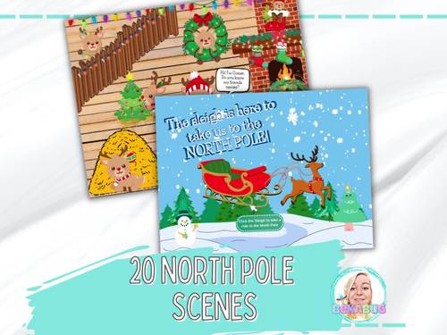 Virtual Field Trip to the North Pole, Interactive Game Google Slides ...