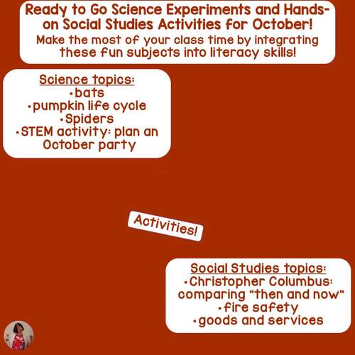 Ready to Go October Science Experiments and Hands-On Social Studies ...