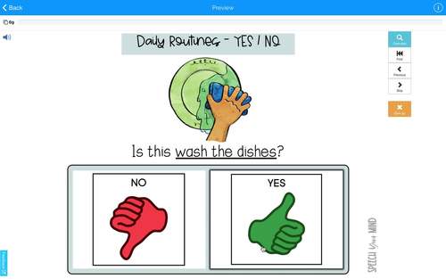 Daily Routines Boom Cards™ - Yes No Questions - Life Skills by Speech ...
