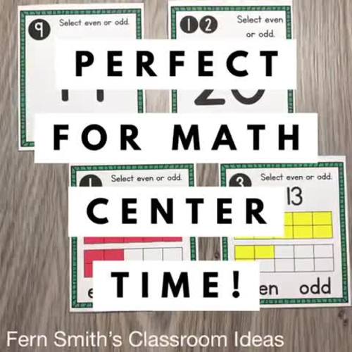 Even and Odd Numbers Bundle by Fern Smith's Classroom Ideas | TPT