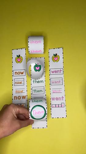 Benchmark Advance Sight Word Bracelets Unit 3 by Rainbow Rugrats
