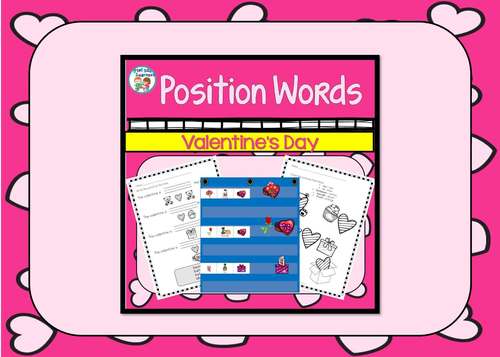 Position Words Activities & Worksheets | February Math Centers ...