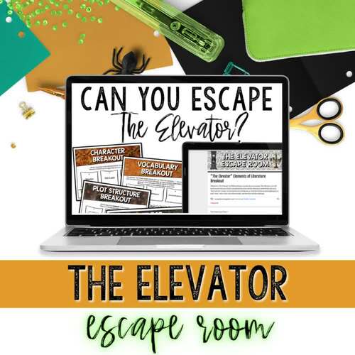 The Elevator by William Sleator Escape Room by Hey Natayle | TPT