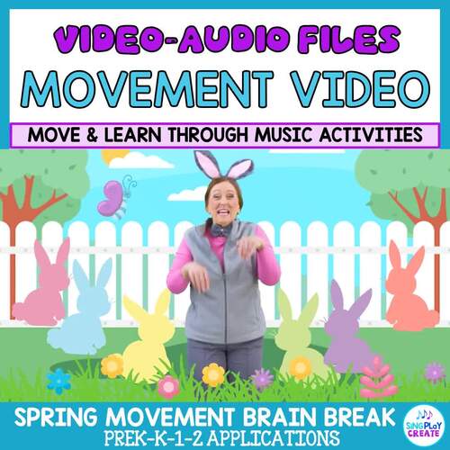 "Do The Bunny Dance" Music and Movement Video, Brain Break Low Prep ...