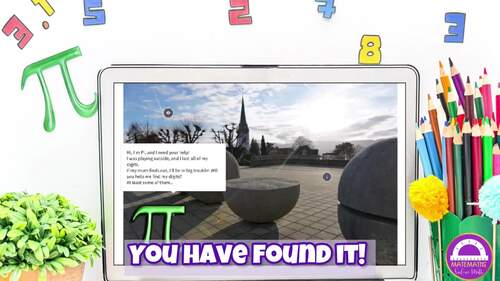 Pi Day Area and Circumference of Circles | Digital Escape Room by Matemaths