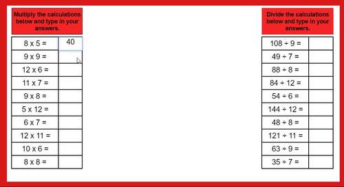 Has Santa Been? Multiplication and Division to 12 Pixel Art Mystery Reveal