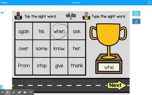 MEGA BUNDLE: Sight Words Boom Cards™ Puzzle (Car) - 25 puzzles! by Ever ...