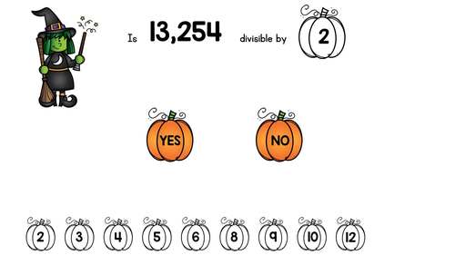 Halloween Divisibility Rules: Digital and Worksheet | TPT
