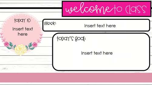 Pastel Flowers Daily/Morning Work Slides by Mrs. Andrea Mendez | TPT