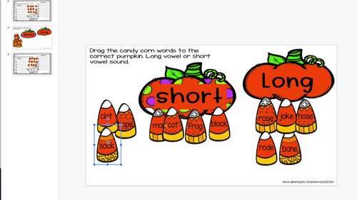Silent e, long o and u word families sort, spelling practice, halloween ...