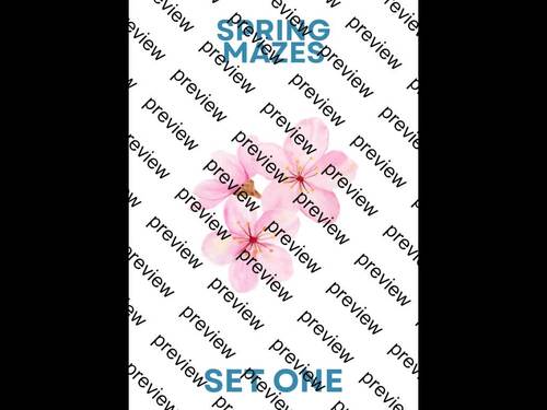 Spring Mazes Flowers Weather Activities Holidays Animals 2nd 3rd 4th ...