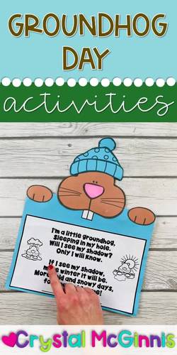Groundhog Day! Literacy, Math, Informative Slides, and a Craft | TPT