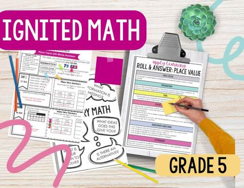 Grade 5 Ignited Math - FULL YEAR Spiral Math Bundle - Ontario Math ...