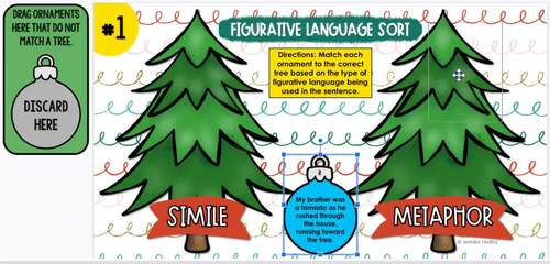 Figurative Language Activity {Decorate the Christmas Tree} by Jennifer ...