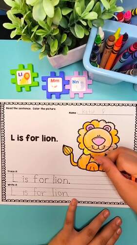Alphabet Letter Tracing Coloring Pages Interactive Notebook Alphabet ...