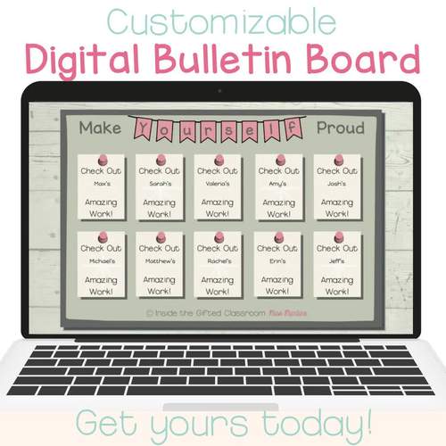 Digital Bulletin Board | Perfect for Distance Learning | Show off ...