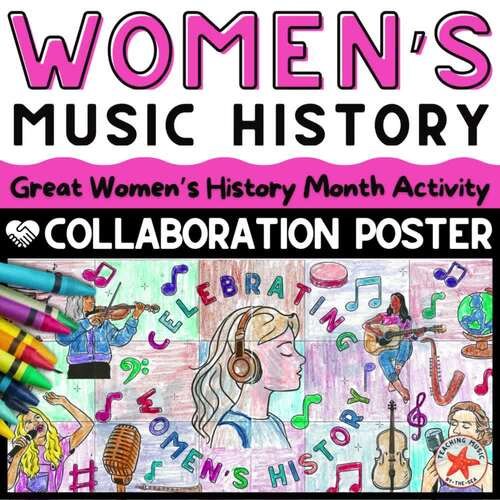 Women's History Music Collaborative Poster Activity Music Women's ...