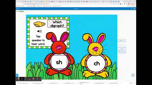 Easter Digraphs BOOM™ Cards by Little Library of Learning | TPT