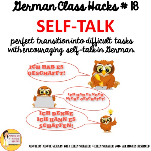 18_German Class Transition Video "Self-Talk" for CI TCI TPRS 90% TL