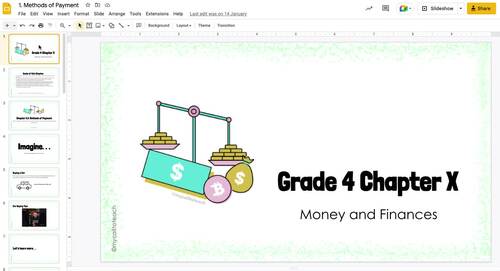 Grade 4 Ontario Math Curriculum | Financial Literacy | Google Slides & Form