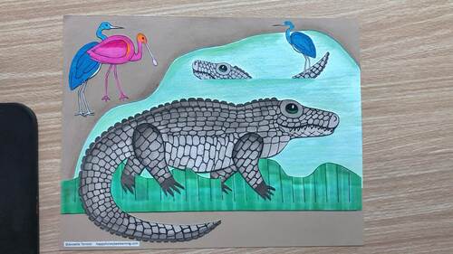 Alligator Animal Science and Art Center Activity Directed Drawing Challenge