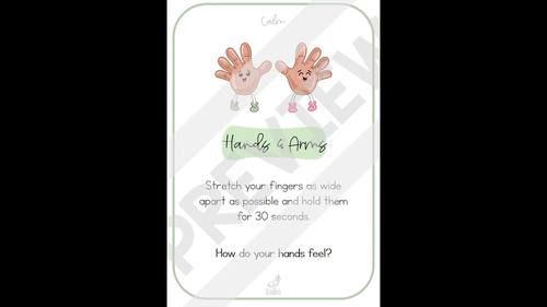 Interoception Cards - Calm and Active BUNDLE! by PeaPodPlanning | TPT